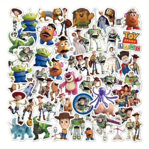 Disney | Toys | Disney Toy Story Large Stickers 25 Pc Super Cute | Poshmark